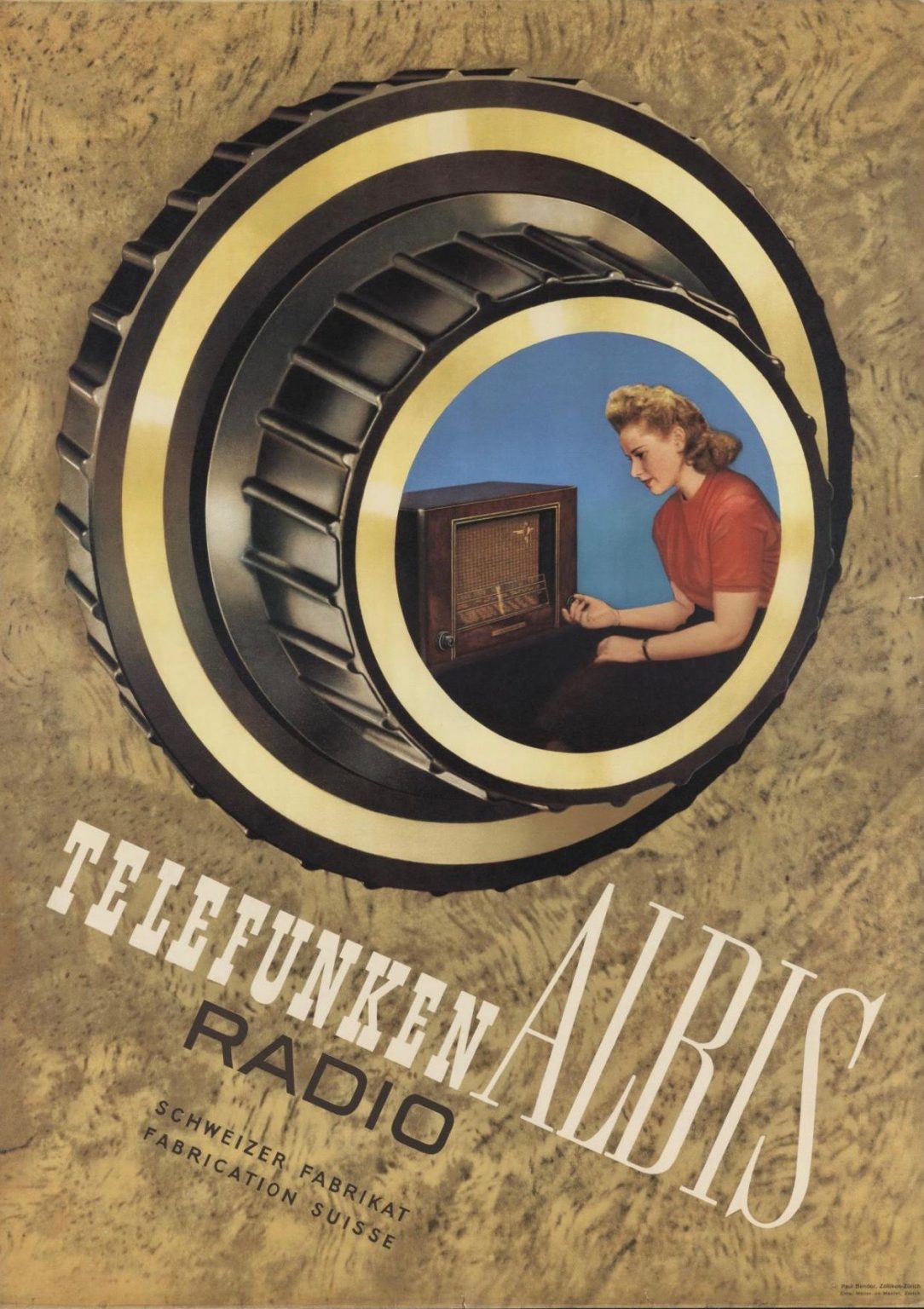 Telefunken - Albis - Radio by Werner Gräff - Tony Scanlon Original Posters